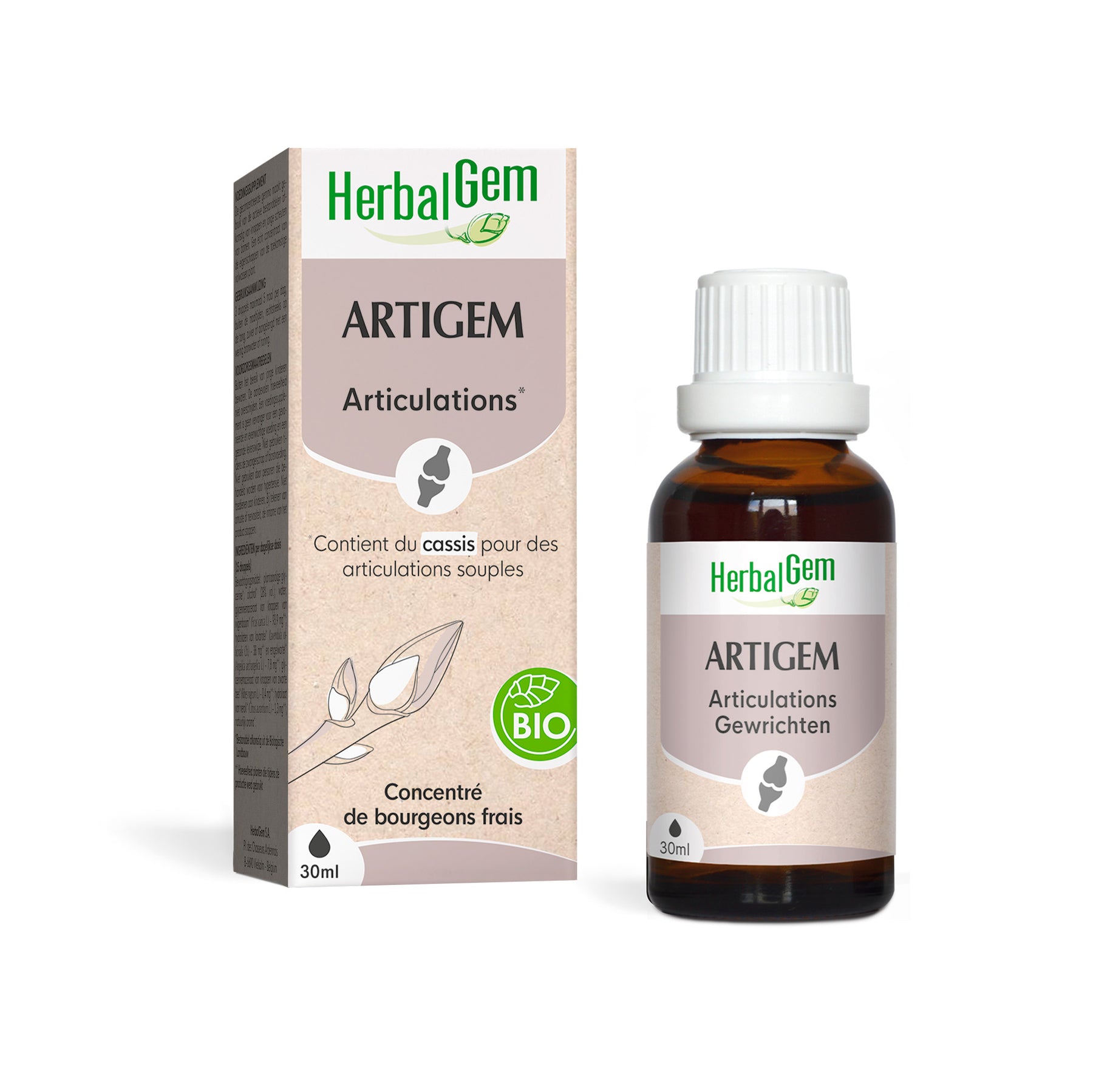 Artigem - complexe articulations - 30 ml Bio | Herbalgem