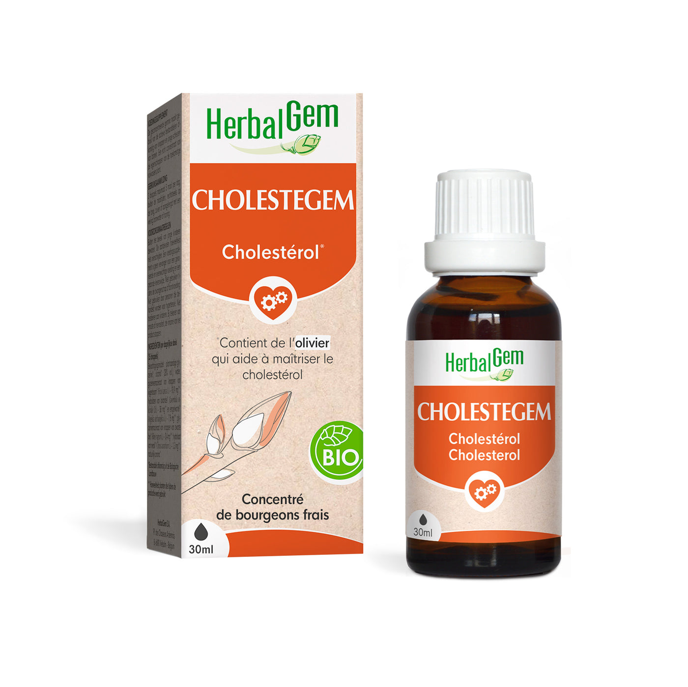 Cholestegem - complexe cholestérol - 30 ml Bio | Herbalgem