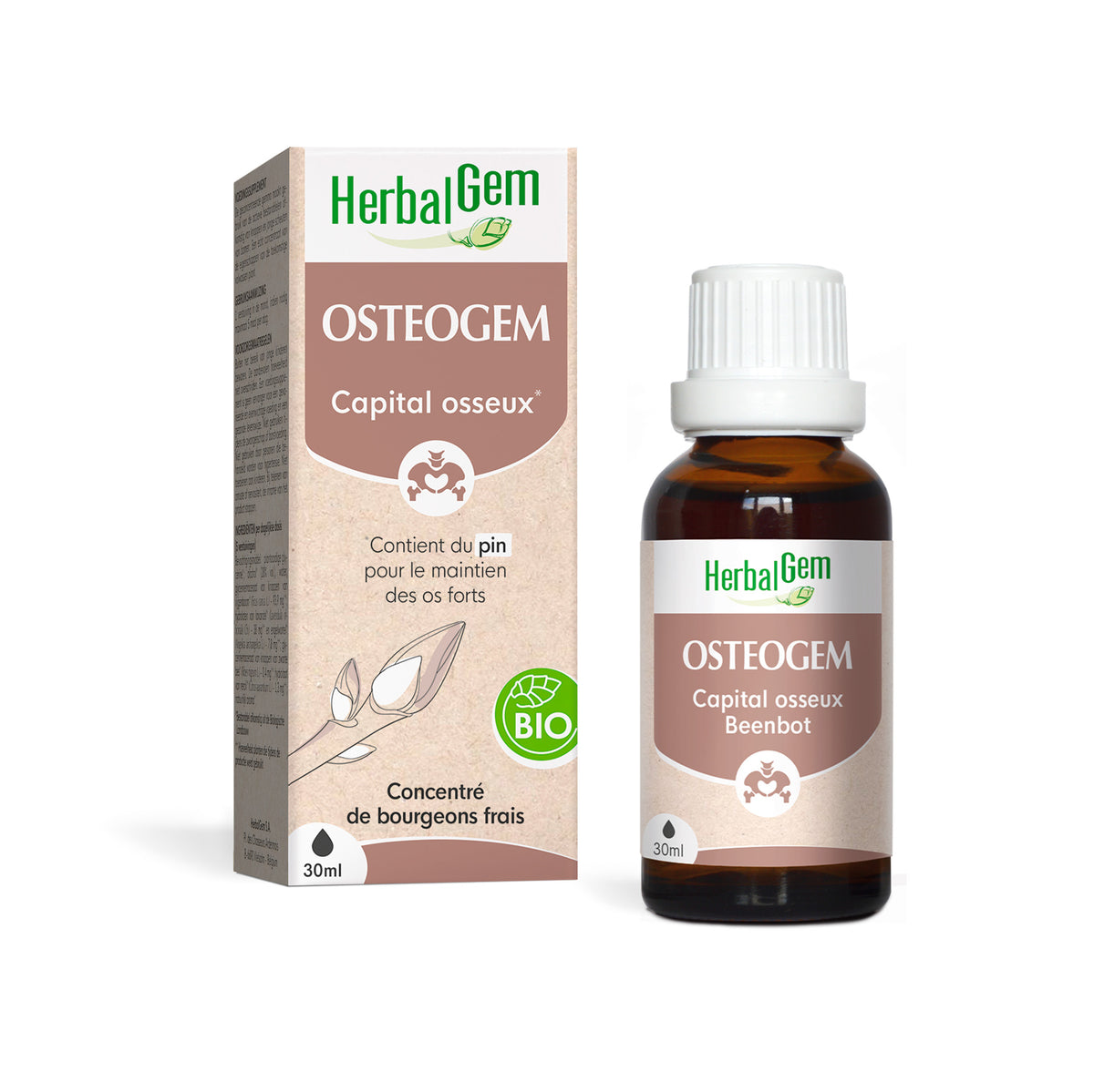 OsteoGem - complexe capital osseux - 30 ml Bio | Herbalgem